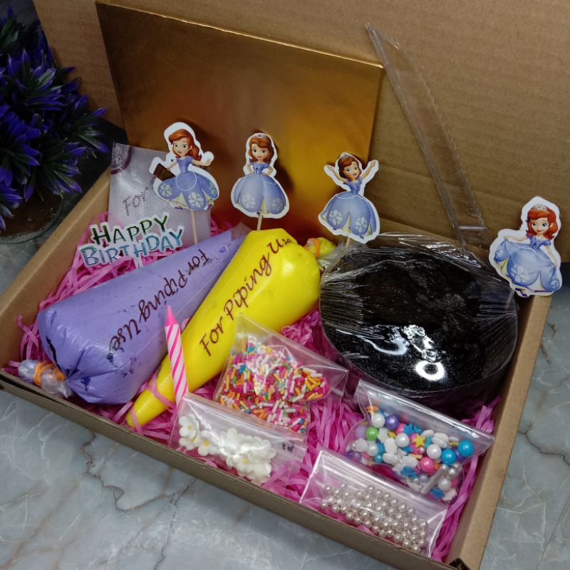 READY STOCK & FREE GIFT 🎁 DIY DECO CAKE KIT DECO KEK FROZEN PRINCESS ...