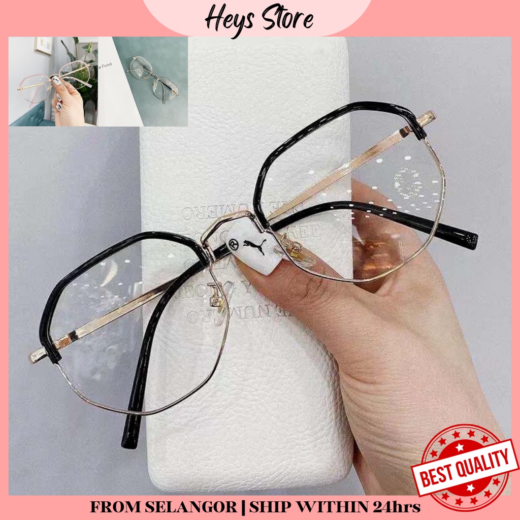[Ready Stock] Round Spek Spec Korean Fashion Glasses transparent ...