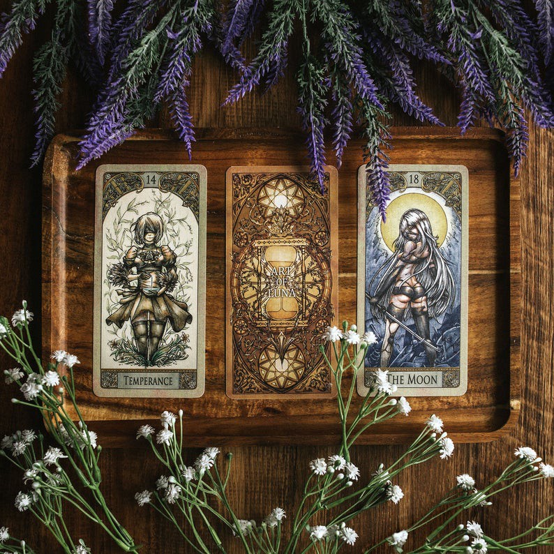 [Last Stock] Nier Automata Tarot Card set of 2/bookmarks - Game ...
