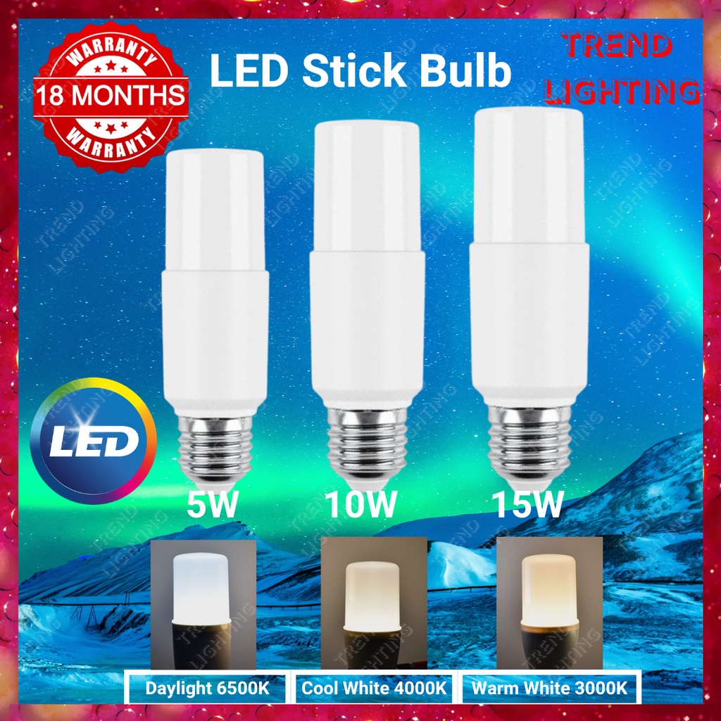 LED Stick Bulb LED Bulb 5W / 10W / 15W led lamp downlight or lighting E14 / E27 / PLC Lampu ...