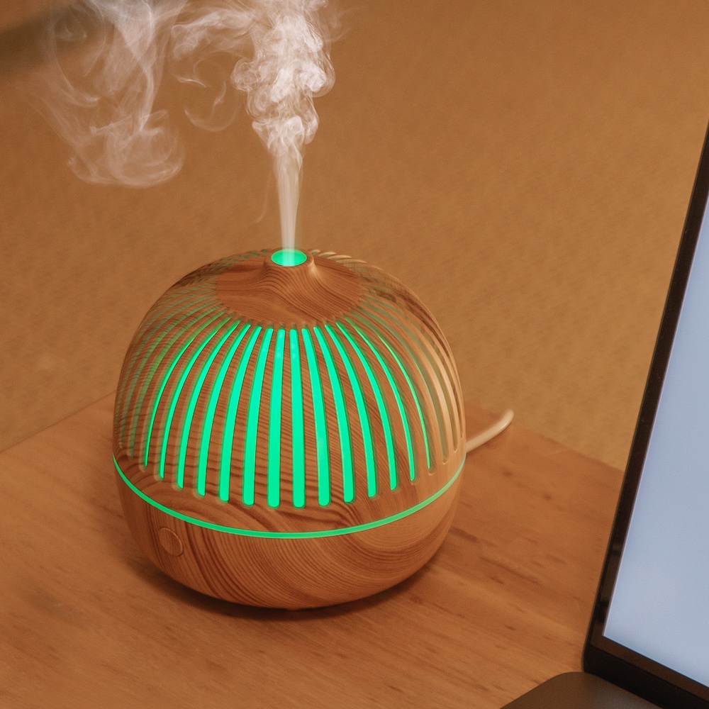 Mini Air Aroma Ultrasonic Humidifier With Color LED Lights Electric ...