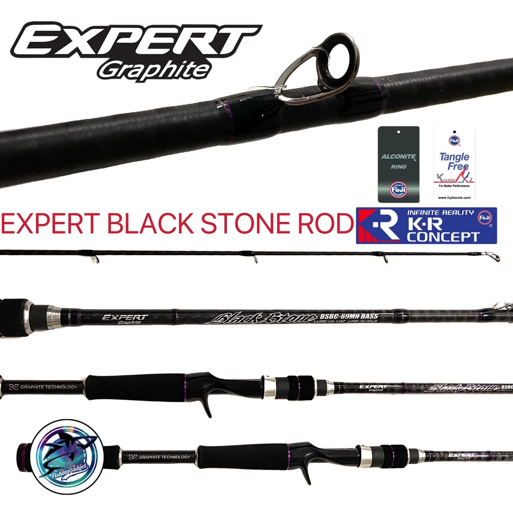 Expert Graphite Black Stone Baitcasting Rod Fishing Rod Jigging Rod ...
