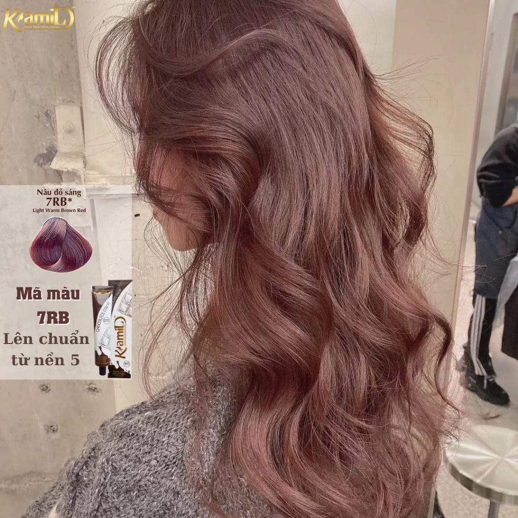 Bright RED BROWN - KAMI CHIKO genuine bright red brown hair dye + FREE ...