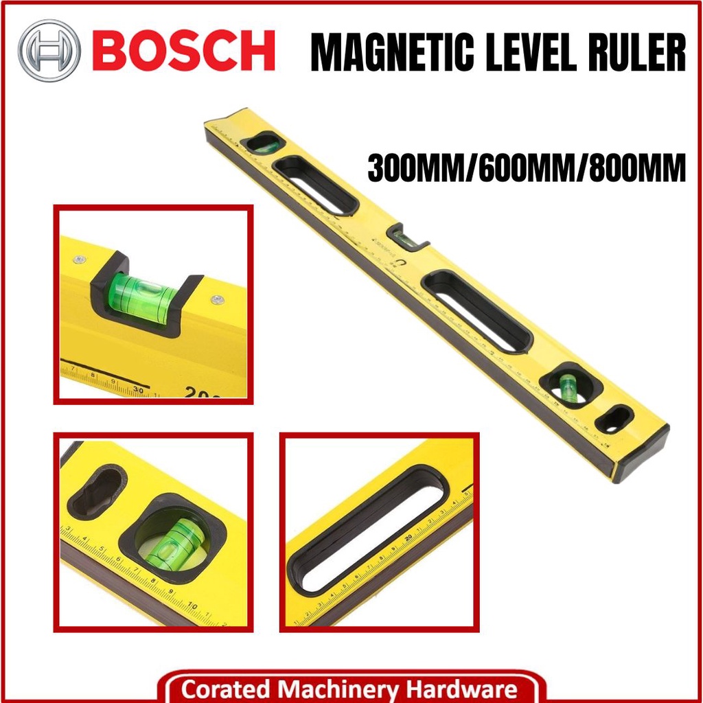 [CORATED] MAGNETIC WATER LEVEL HORIZONTAL VERTICAL RULER SPIRIT LEVEL ...