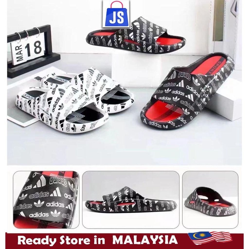 READY STOCK NK AD Logo Fashion Women Men Unisex Sandals Slippers/Kasut ...