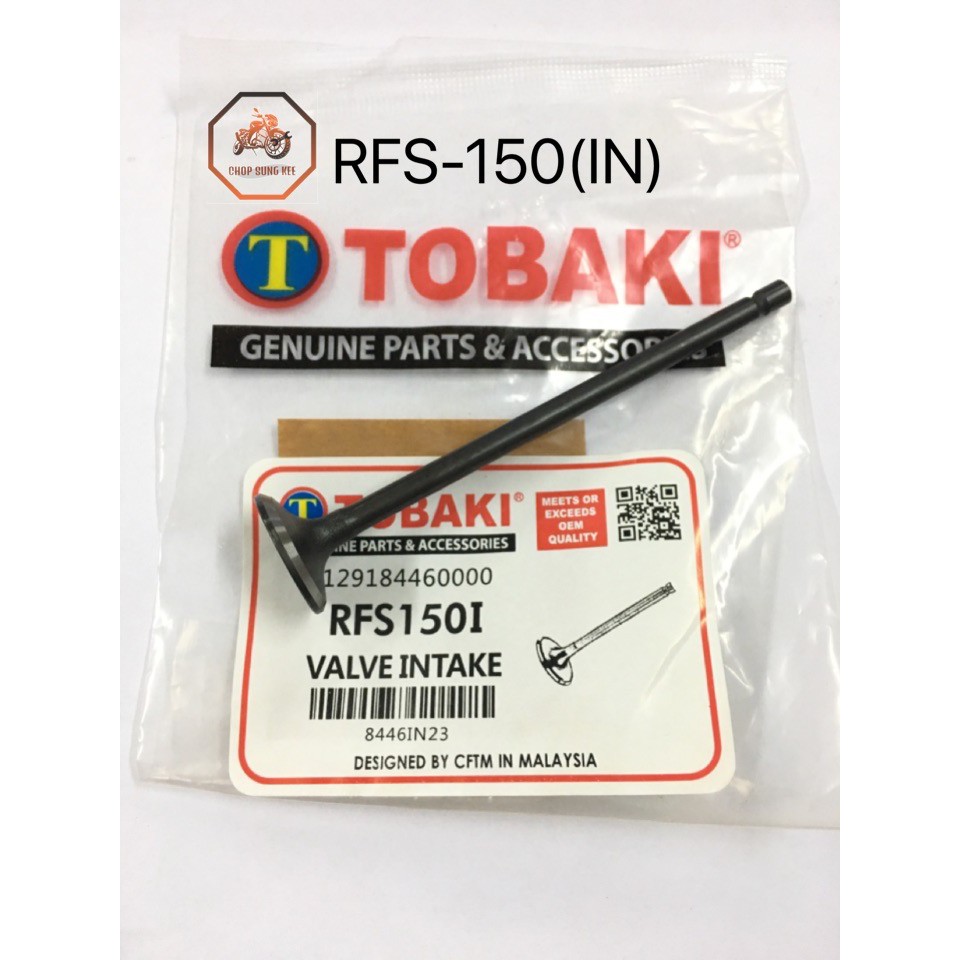 Standard Valve Set Intake/Exhaust Valve (TOBAKI) BENELLI RFS-150 ...