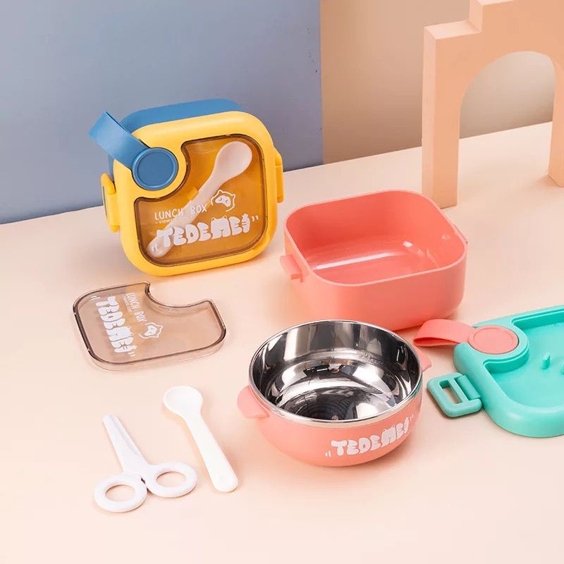 HUNI Tedemei Stainless Steel Thermal Insulator Food Jar Thermal Food ...