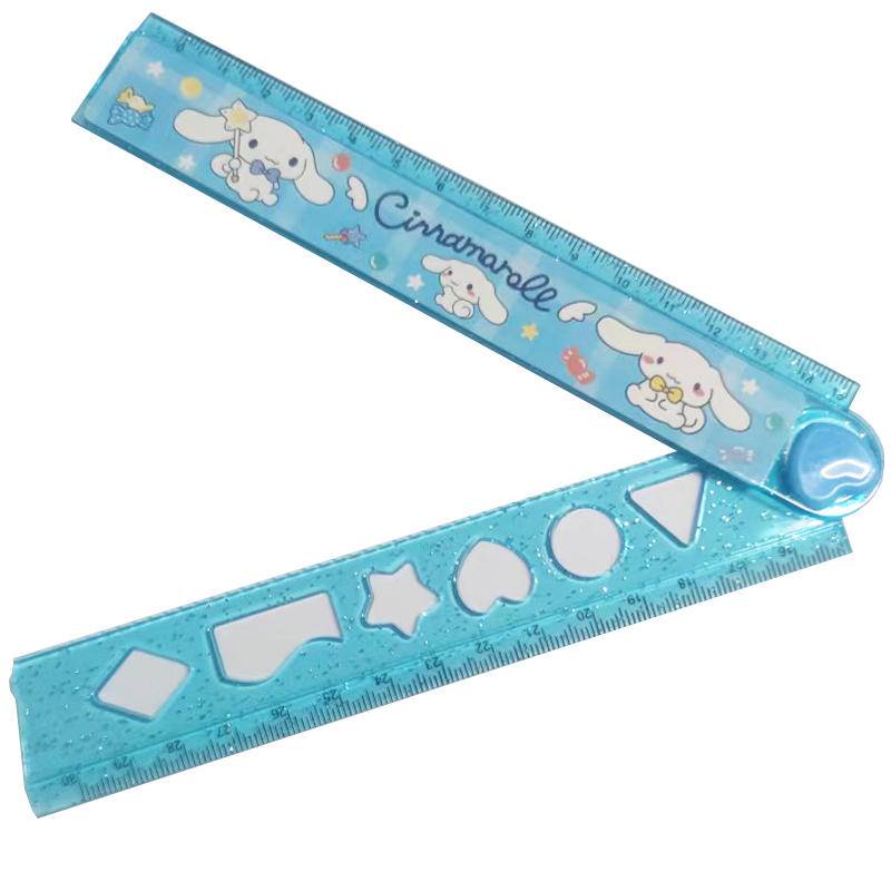 Sanrio Mymelody Kuromi Cinnamoroll Pompom Purin 30cm Folding ruler Cute ...
