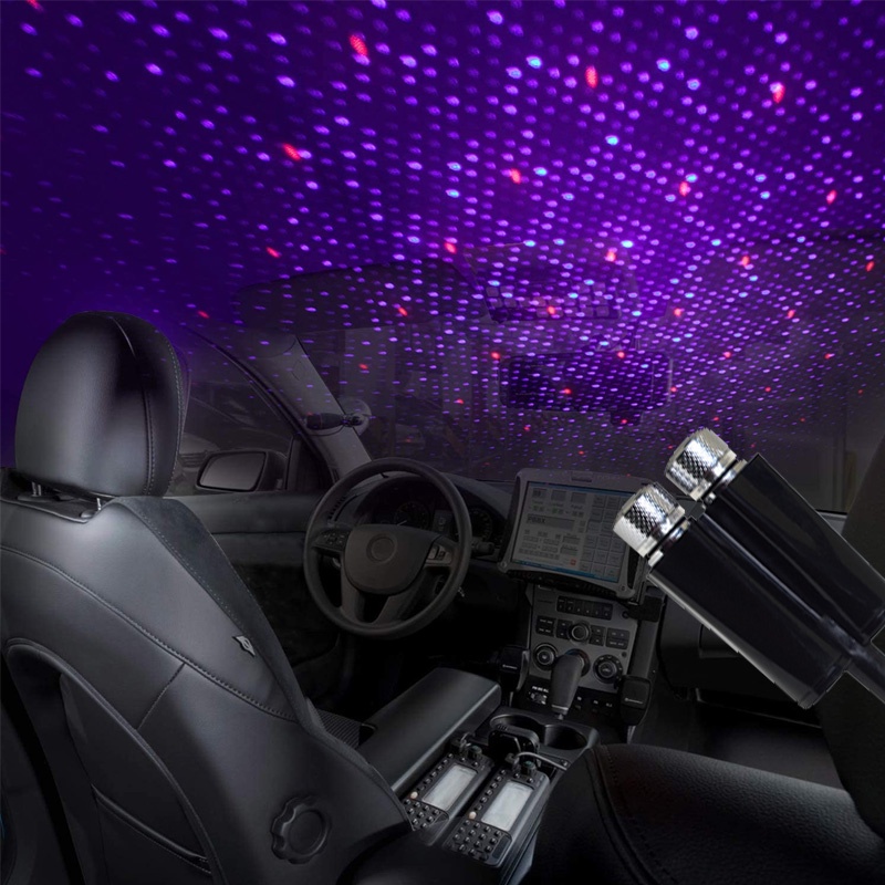 Dual Color Sound Activated LED Starry Sky Night Light 5V USB Star ...