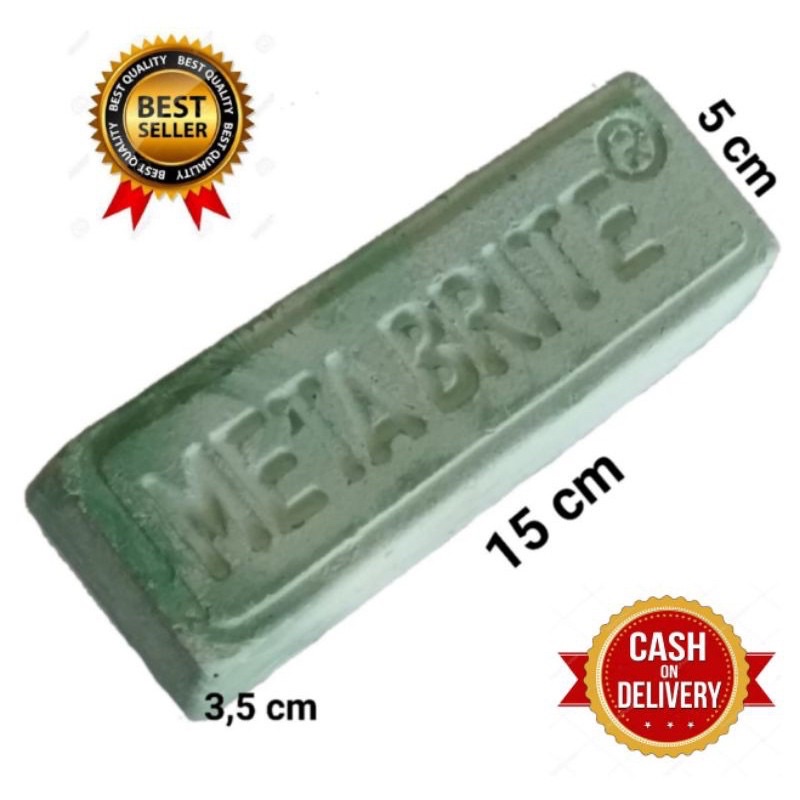 HIJAU Meta BRITE GREEN POLISHING STONE - langsol | Shopee Malaysia