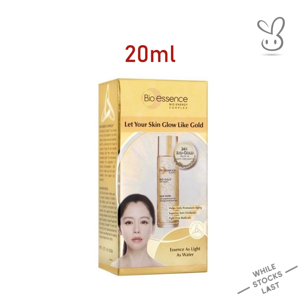 Bio-essence Bio Gold Gold / Black Gold Water Trial 20ml | Shopee Malaysia