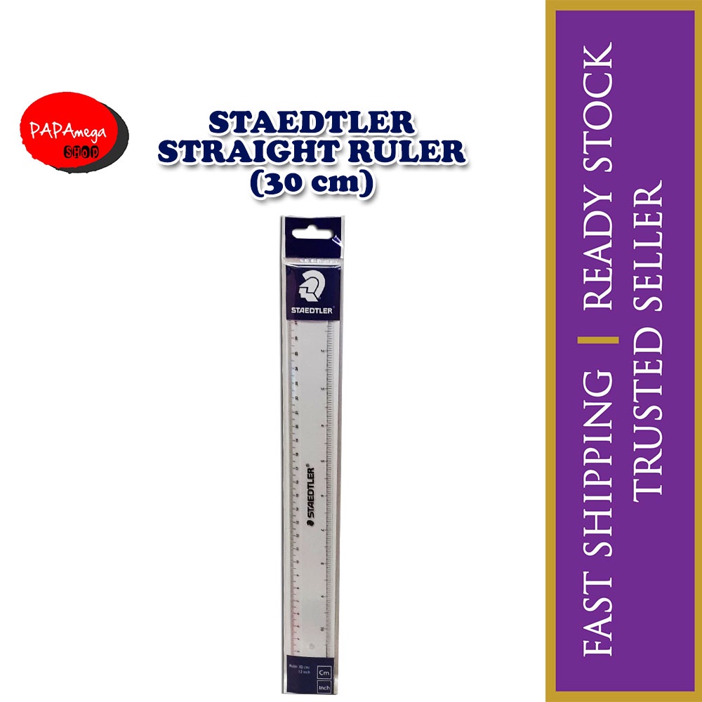 STAEDTLER STRAIGHT RULER (30 cm) | Shopee Malaysia