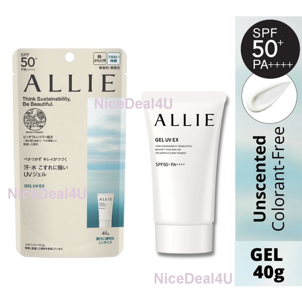 Kanebo Allie Chrono Beauty Gel UV EX SPF50+ 40g Broad Spectrum Face Body Sunscreen Sun ...