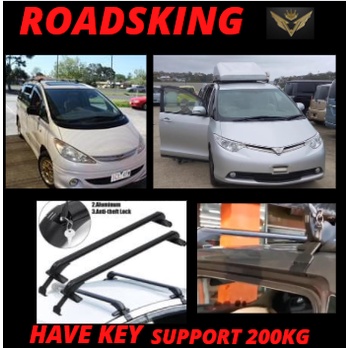 [ SUPPORT 200KG ] TOYOTA ESTIMA ACR30 ACR50 ROOF RACK LUGGAGE HIGHT ...