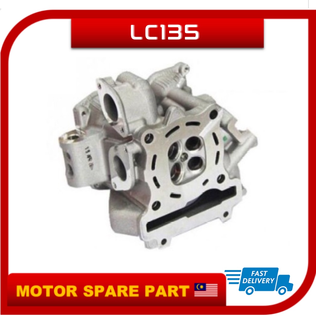 (100% ORIGINAL) YAMAHA LC135 CYLINDER HEAD STANDARD STD LC-135 LC 135 ...