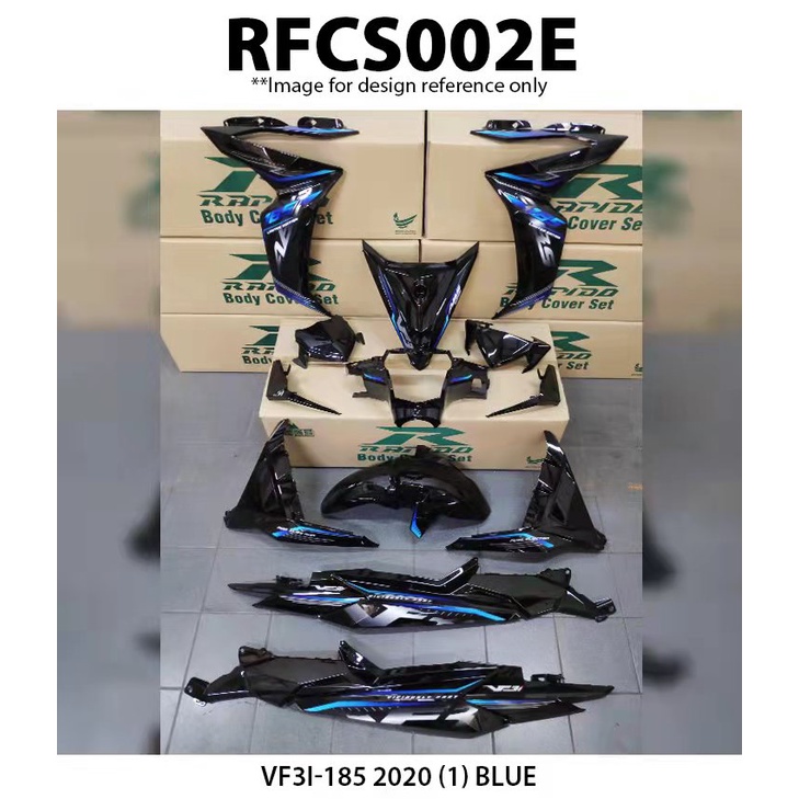 SYM VF3 VF3I v1 v2 v3 LE ABS 2020 (1) Greece Cover Set (Sticker Tanam ...