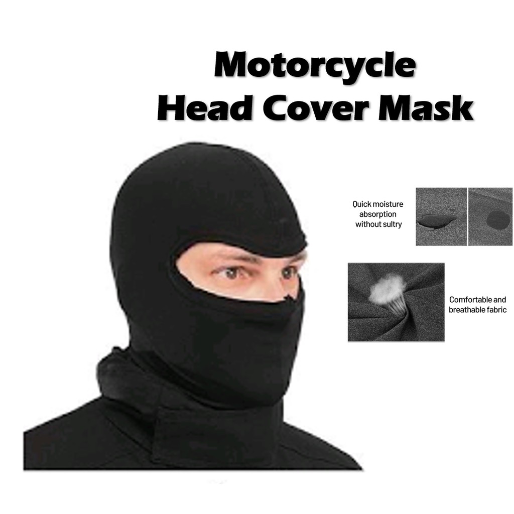 Motorcycle Head Cover Mask Full Face Head Face Mask Winter Warm Hat 1 ...