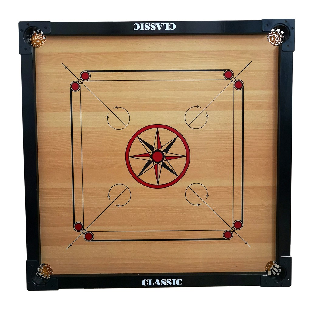 Carrom Board Kayu SM521 | Shopee Malaysia
