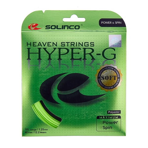 Solinco Hyper-G Soft 16/16L/17/18 Tennis String (1 pack) | Shopee Malaysia