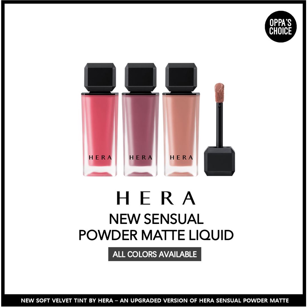 [NEW] HERA NEW SENSUAL POWDER MATTE LIQUID (12 COLORS) 5g Lipmatte ...