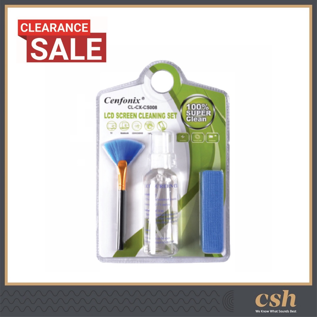 Cenfonix CS008 LCD Screen Cleaning Set (100ml) | Shopee Malaysia