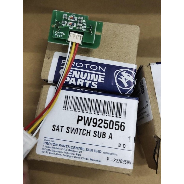 100% ORIGINAL GEAR LEVER CONTROL SAT SWITCH ORIGINAL PROTON PREVE ...