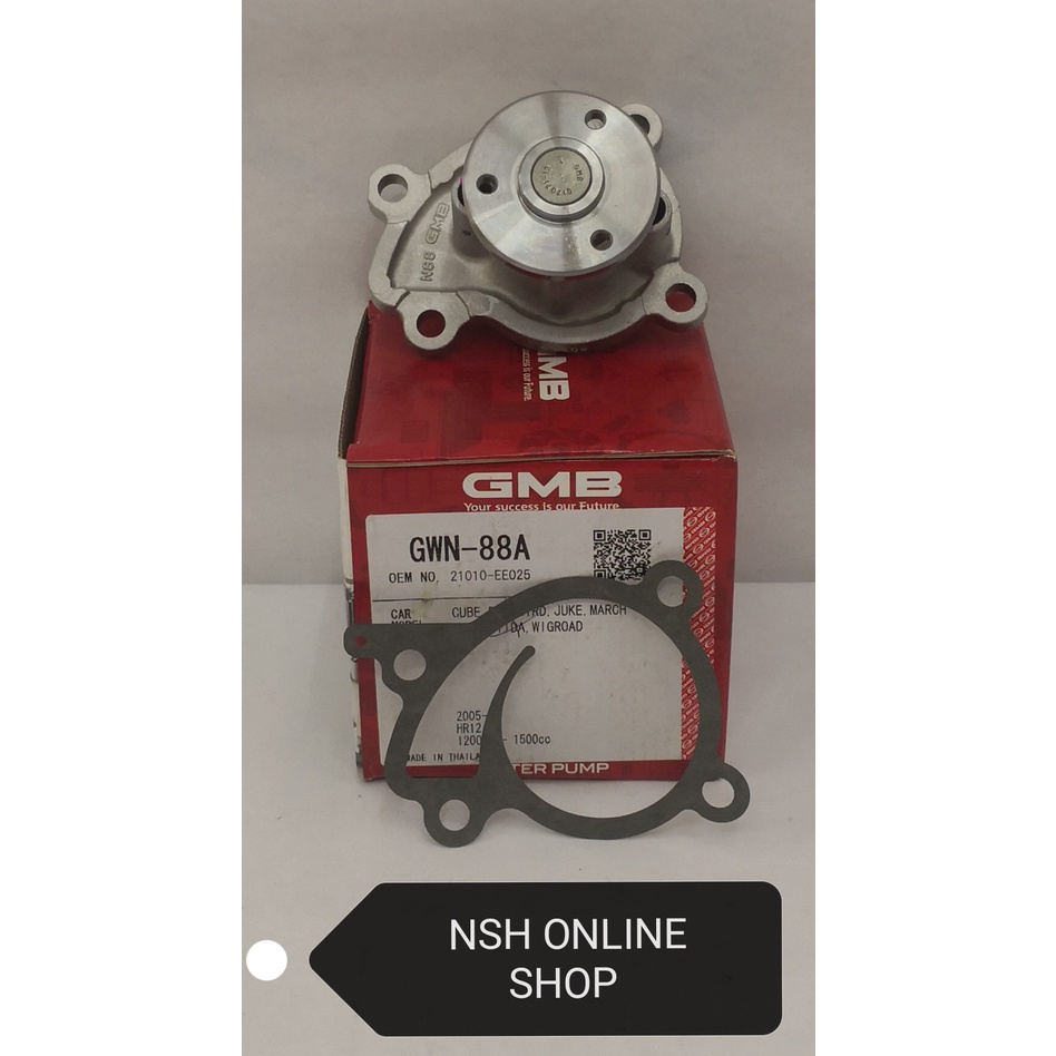 Water Pump (100% GMB) for Nissan Grand Livina L11 Latio C11 1.6 2007 ...