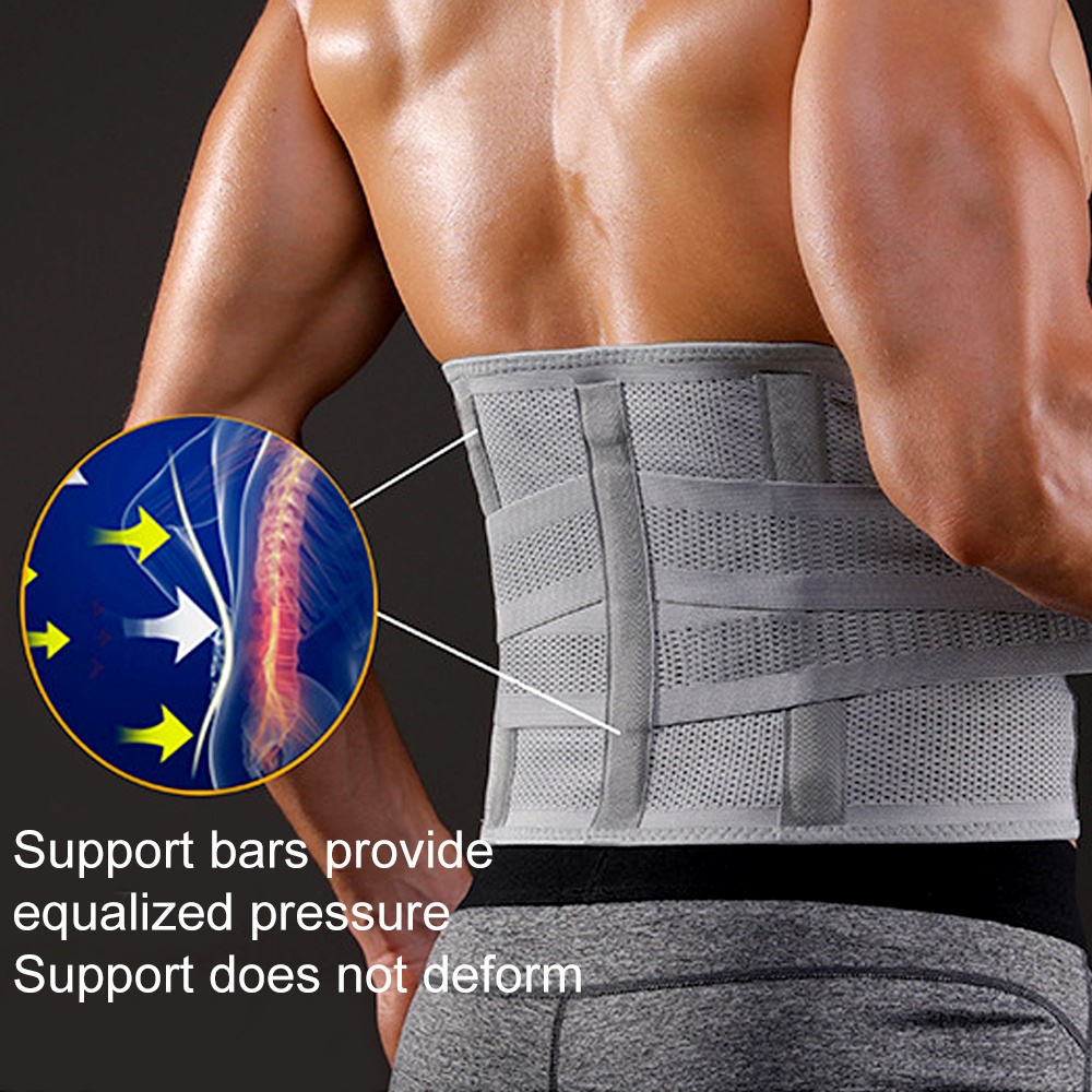 Orthopedic Waist Back Support Belts Waist Trainer Corset Sweat Brace ...
