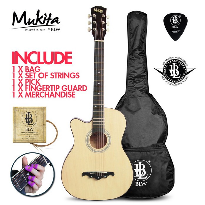 38Inch Akustik Gitar - Kidal | Shopee Malaysia