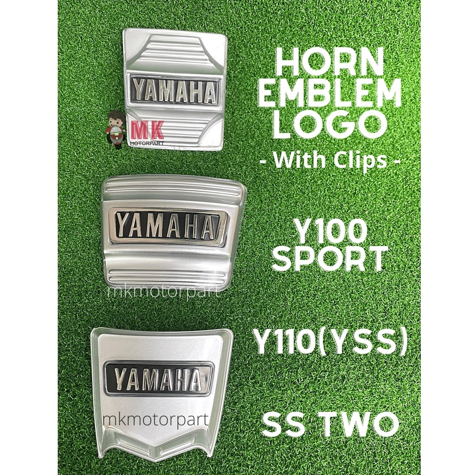 (Free Clip) Yamaha Y100 Sport / Y110 / YSS TWO / SS2 HORN EMBLEM LOGO ...