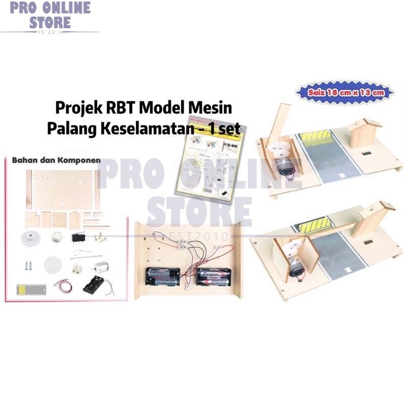 Projek RBT 2021 Kit Model Mesin Palang Keselamatan-1set | Shopee Malaysia