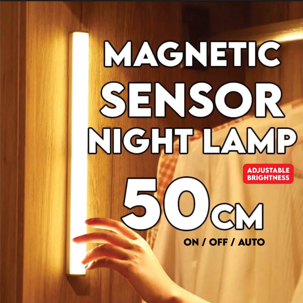 READYSTOCK Rechargeable Motion Sensor Night Light Wireless Body ...