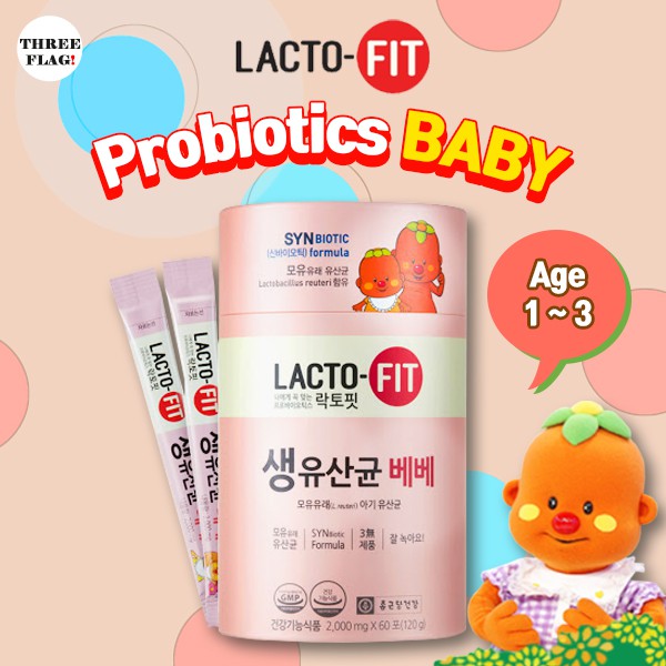 LACTO-FIT Probiotics Baby 60 Sachet for Babies Aged 1~3 / Infants ...