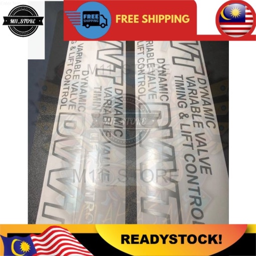 STIKER Dvvt car stickers / all perodua (myvi / alza / axia / bezza ...