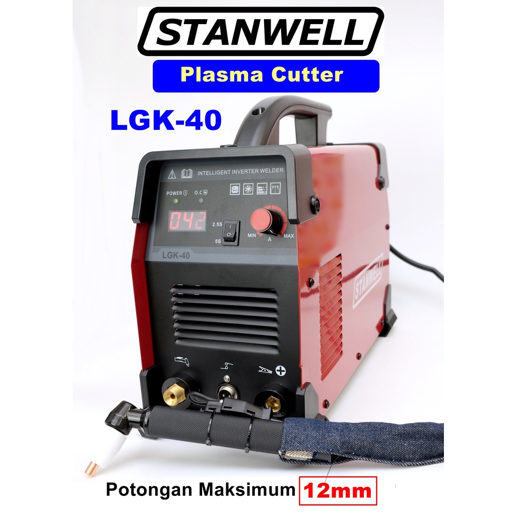 STANWELL IGBT Inverter Plasma Cutter Machine LGK40 Pemotong Besi Plasma ...