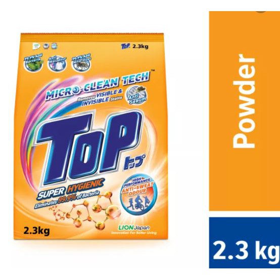 Top Powder Super Hygienic 2.3kg | Shopee Malaysia