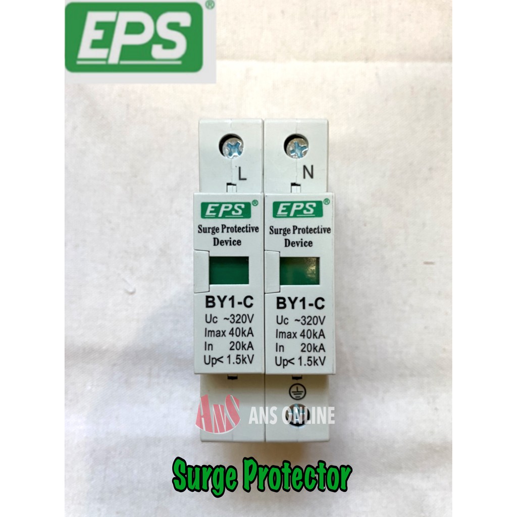 EPS 1P + N 20 / 40 KA SURGE SUPPRESSOR / SURGE PROTECTOR (SINGLE PHASE ...