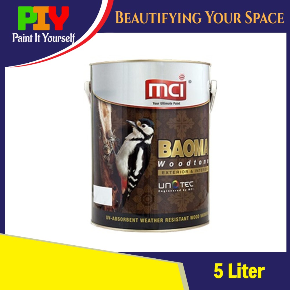 MCI Woodtone Varnish Shellac Interior Exterior Cat Varnish Shellac Kayu ...