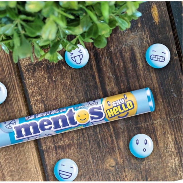 Mentos ‘Say Hi’ Limited Edition Mint Flavour 37.5g | Shopee Malaysia