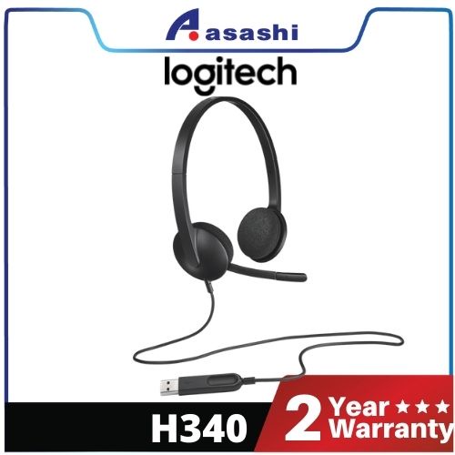 Logitech H340 / H600 USB Computer Headset 981-000477 / H600 Wireless ...