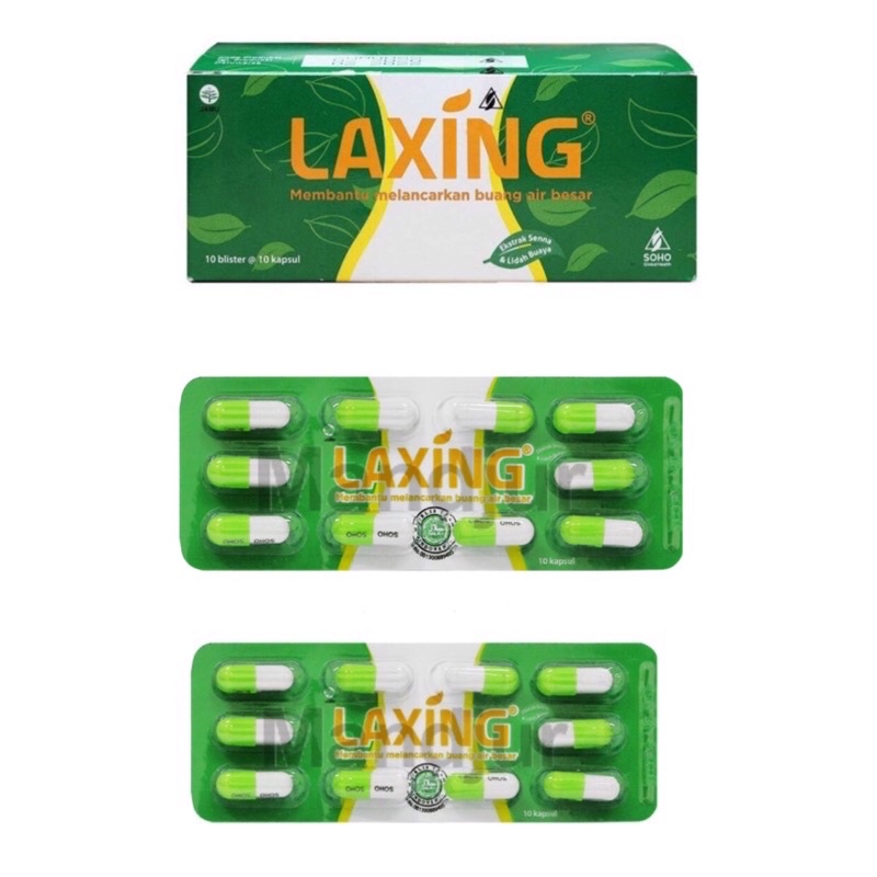 LAXING - Ubat Sembelit / buang air besar (10kapsul) | Shopee Malaysia