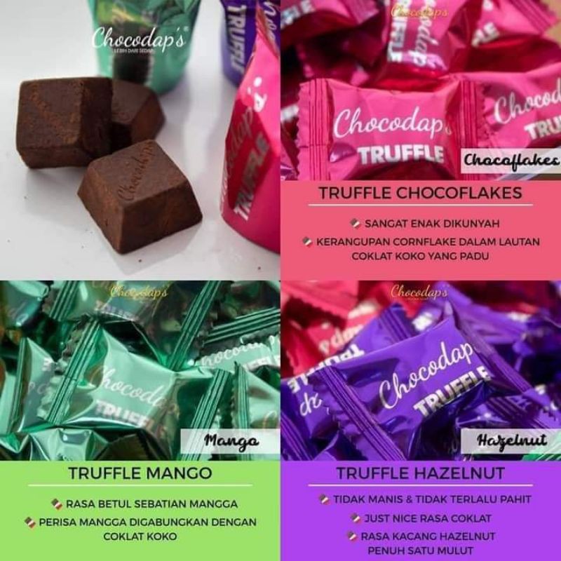 Coklat premium sedap Yogurt & Truffle Chocodap's pelbagai perisa ...