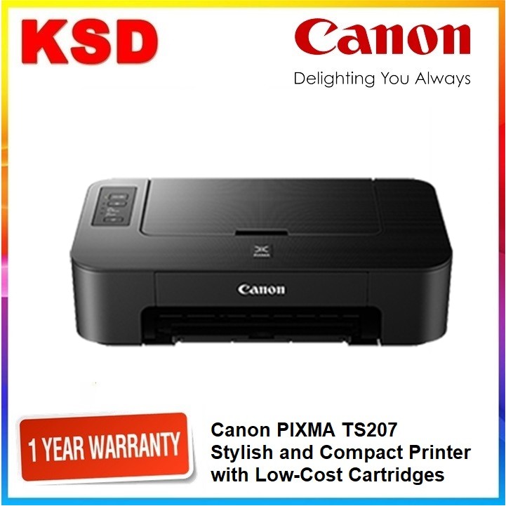Canon PIXMA TS207 Inkjet Printers - Print only (Include Canon Original ...