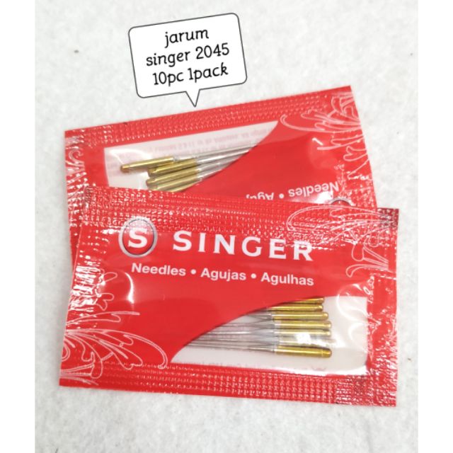 Jarum SINGER original sewing needle 2045# 10pc 1pack | Shopee Malaysia