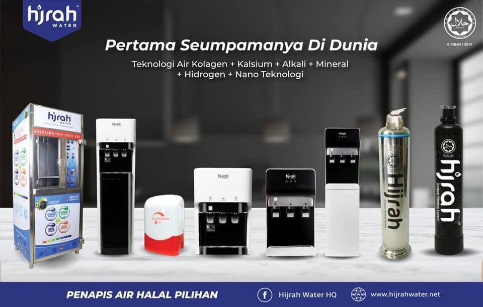 Penapis Air Halal Hijrah Water Nufa Water Filter Dispenser | Alkali ...