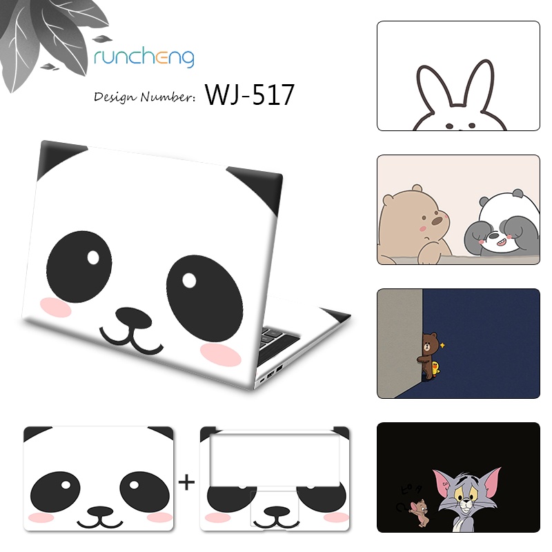 DIY cute animal/cute cartoon laptop skin laptop sticker laptop skin ...