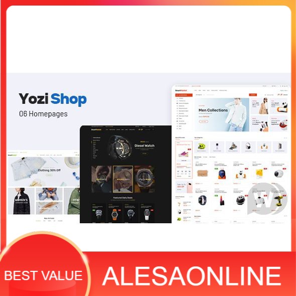 🔥🔥[WORDPRESS THEMES]🔥🔥 Yozi - WooCommerce online store template🔥🔥 | Shopee Malaysia