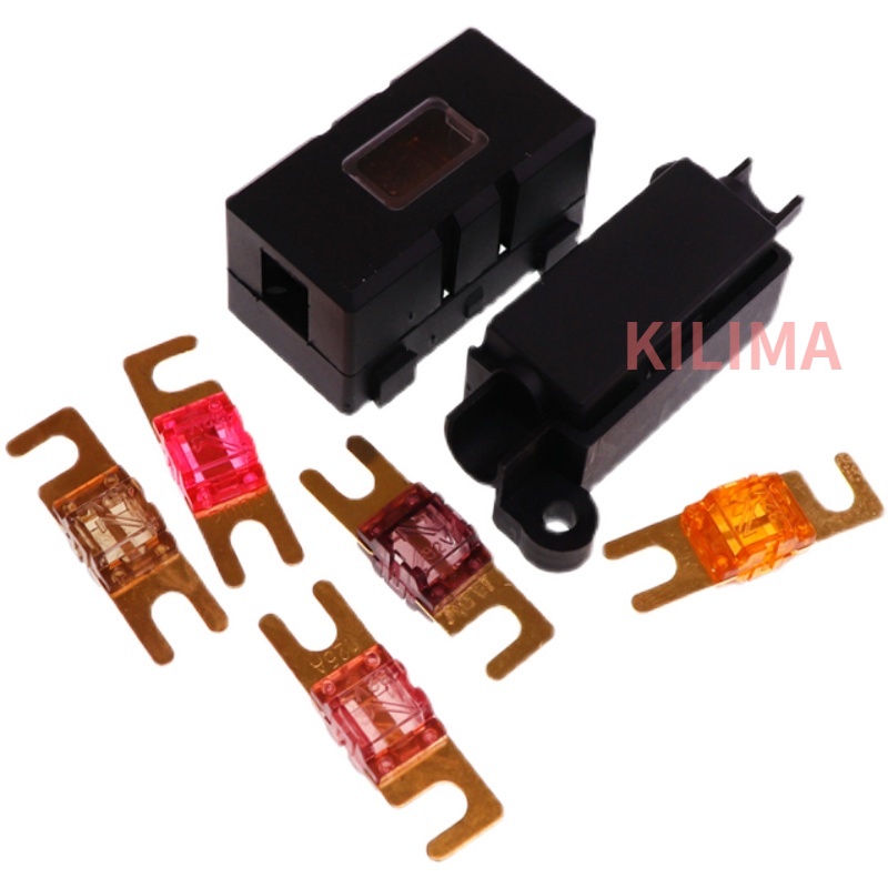ANS-H Bolt Type Fuse Holder ANS-8 Safety Plate Base Car Automotive ...