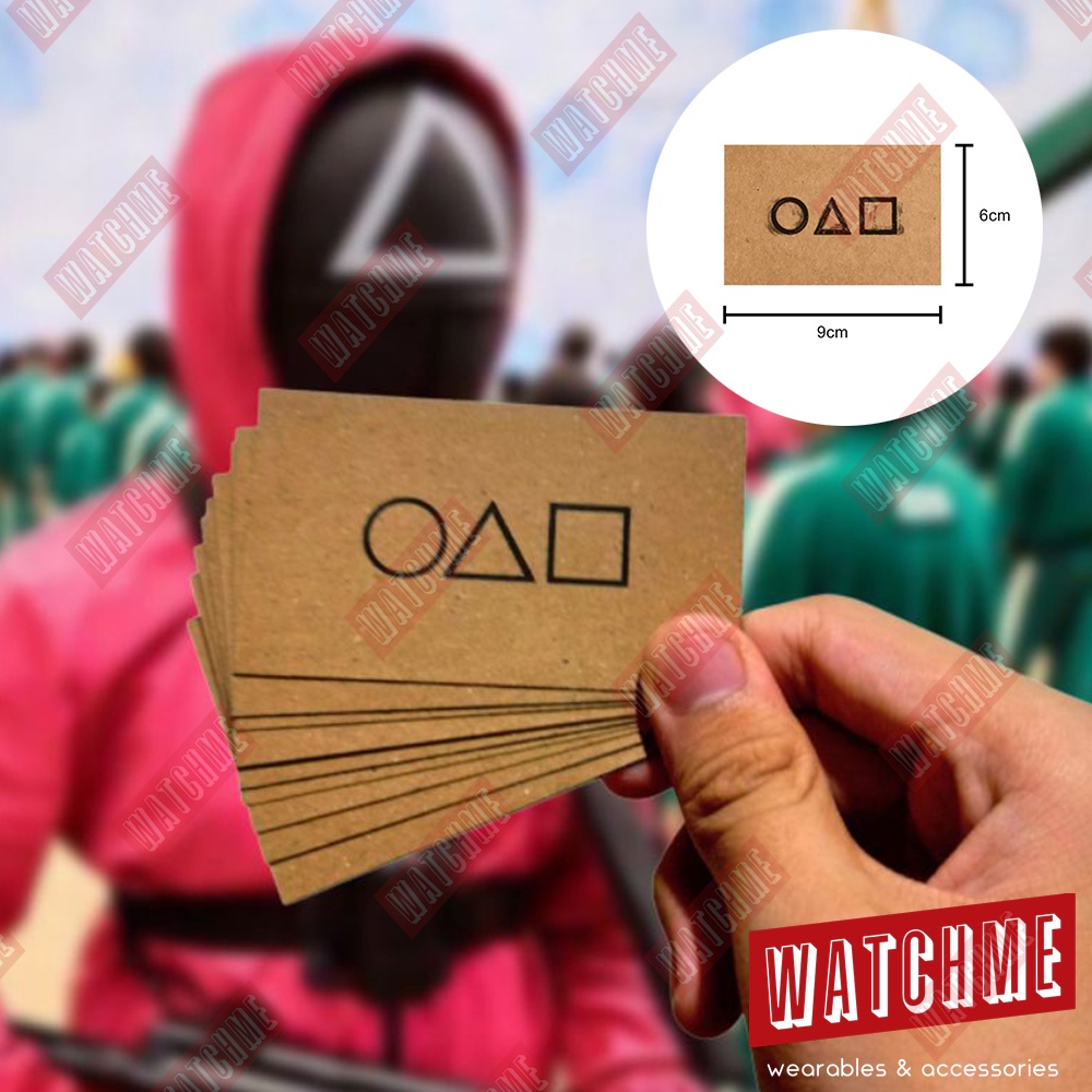 🔥 Squid Game Invitation Card (Buy 5 Free 1, Ready Stock Malaysia, Fast ...