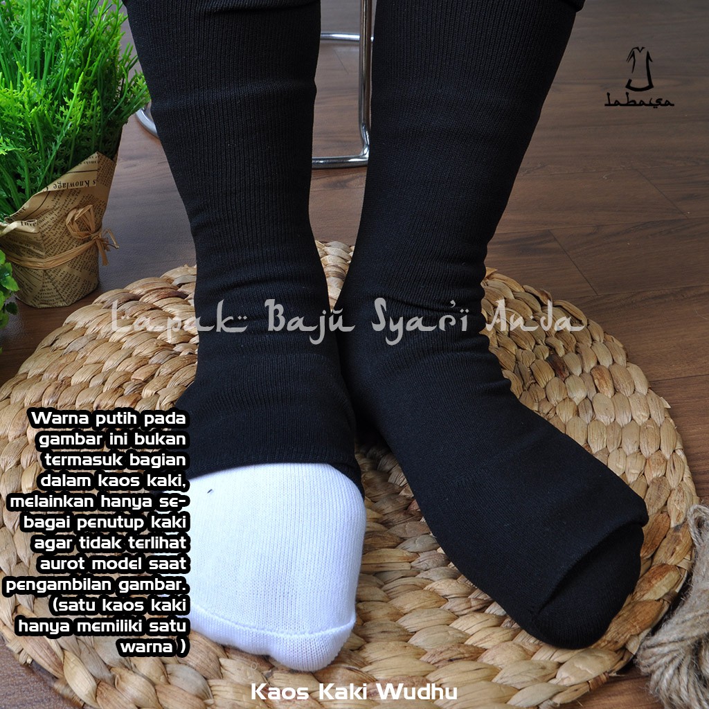 Labasa Plain Nylon Spandex Wudhu Socks | Muslimah Socks | | Shopee Malaysia